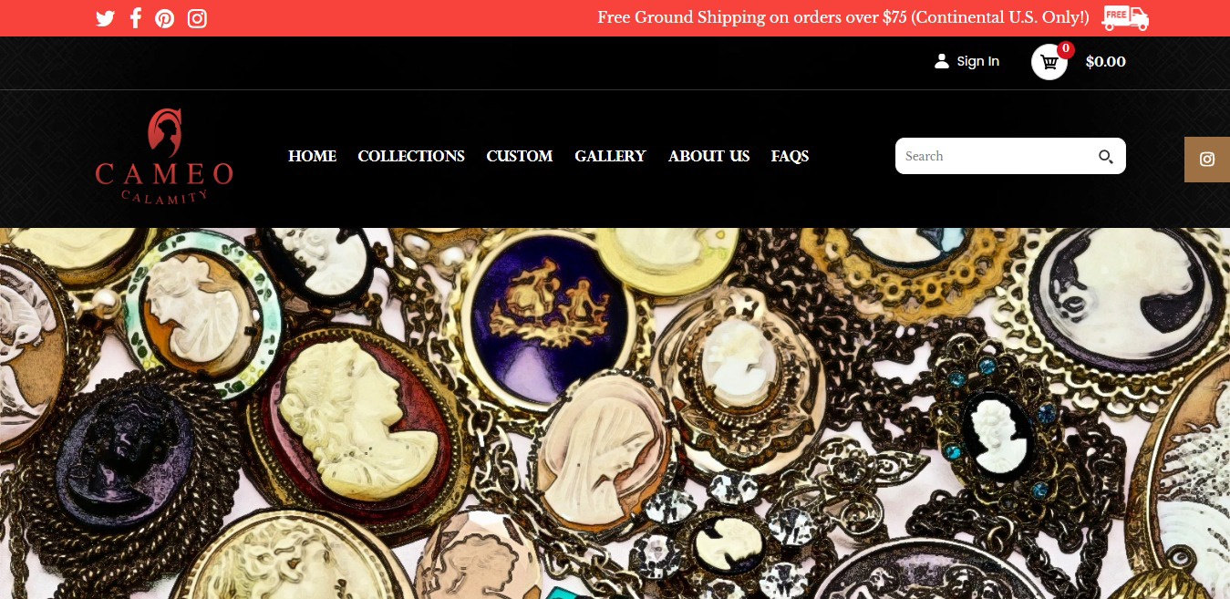 Kameen, antiker und zeitgenössischer Schmuck, mehr | Kamee